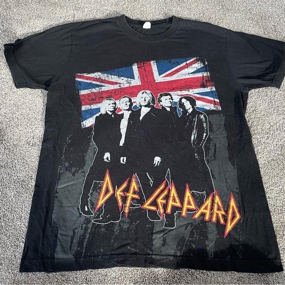 Ten | Shirts | Def Leppard Concert Tour T Shirt Mens Medium Double ...